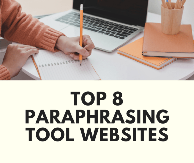 Top 8 Paraphrasing Tool Websites | inkmypapers